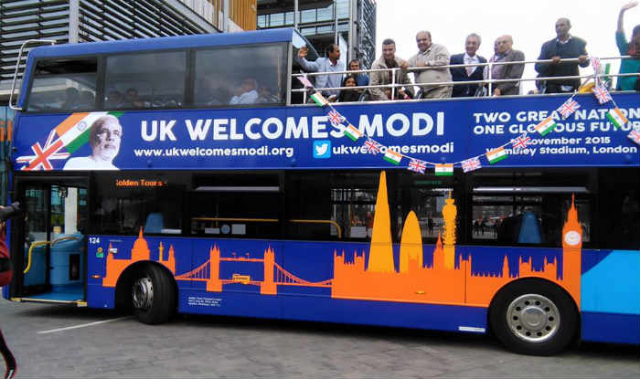 ‘Modi Express’ bus launched in UK | India.com