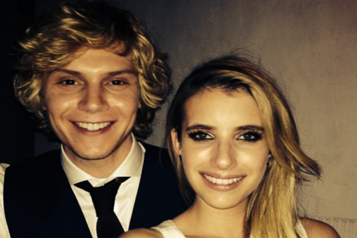 Emma Roberts Evan Peters Crying