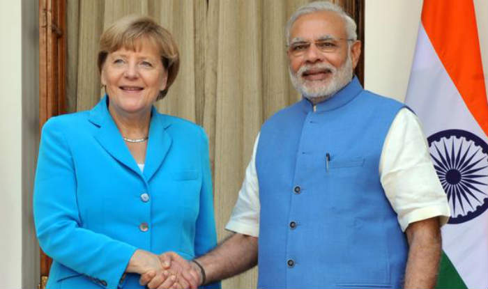 Narendra Modi and Angela Merkel visited the facilities of German ...
