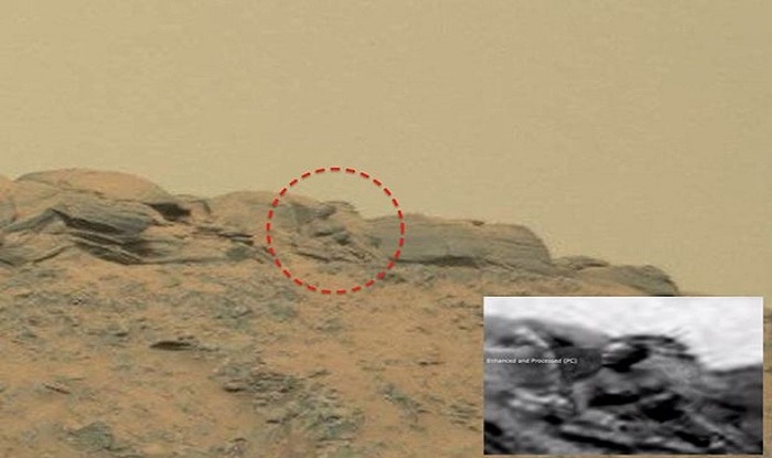Amazing! NASA’s photo shows ‘Buddha statue’ at a mountain on Mars ...