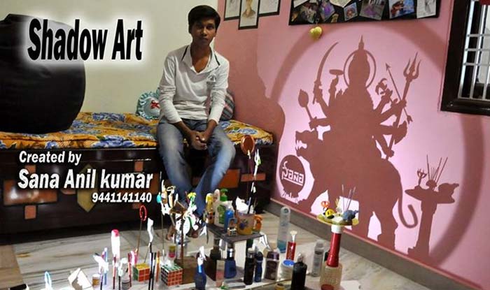 Navratri 2015 begins with viral Maa Durga ‘Shadow Art’ by artist Sana ...