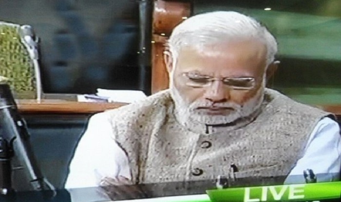 Constitution Day Nap: Narendra Modi caught snoozing in Parliament sets ...