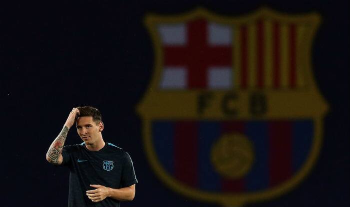 Lionel Messi strikes camera in training with this incredible shot ...