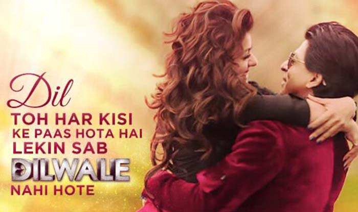 Dilwale first romantic song featuring Shah Rukh Khan and Kajol to be ...