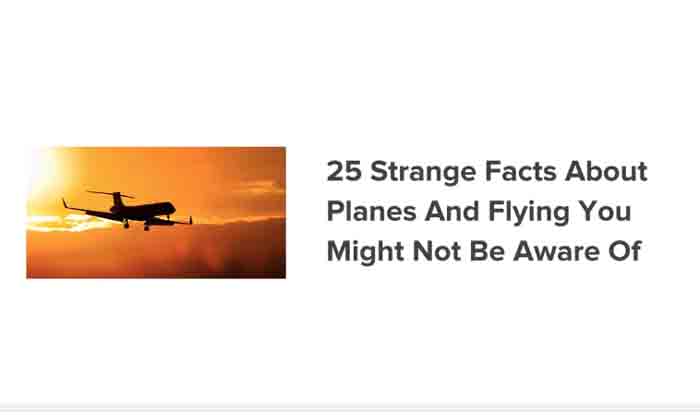 25 facts about planes and flying that you may not know about [Video ...