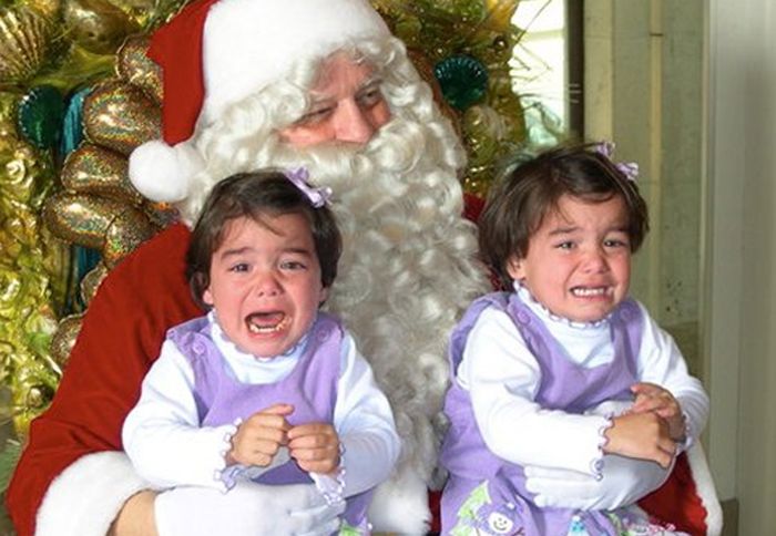 #10DaysTo2016: 28 Santa pictures with crying babies will definitely ...