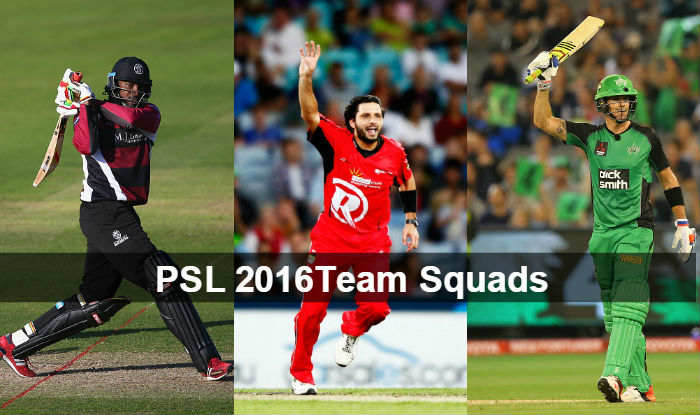 Pakistan Super League Team Squads: Check out full list of players of ...