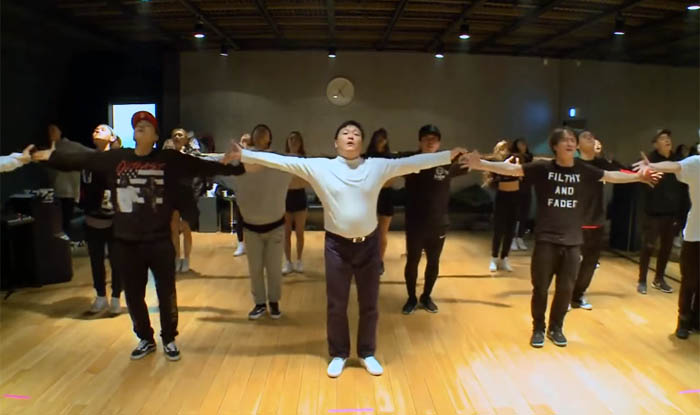 Practice for Psy’s new video Daddy makes one amazing video | India.com