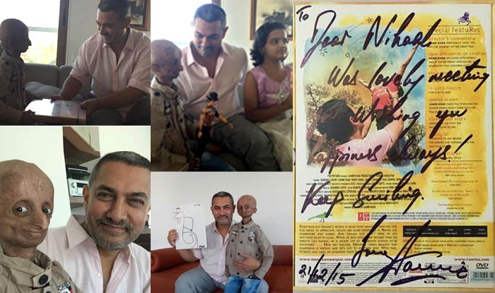 Aamir Khan made dream come true of 14-year-old Nihal Bitla suffering ...