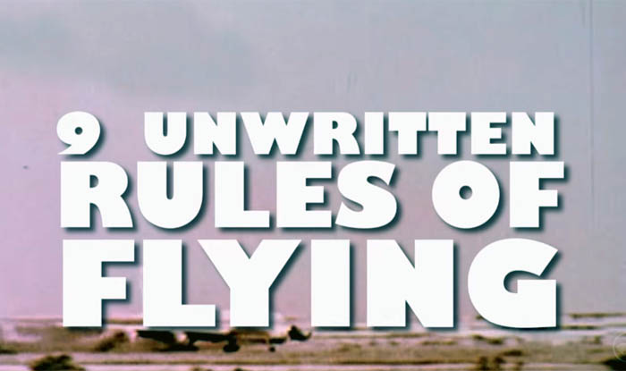 The unwritten rules when you are flying [Video] | India.com