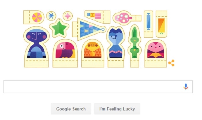 ‘Tis the Season: Google Doodle celebrates Day 1 of Holidays 2015 ...