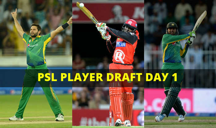 Pakistan Super League player Draft: Full list of players picked on day ...