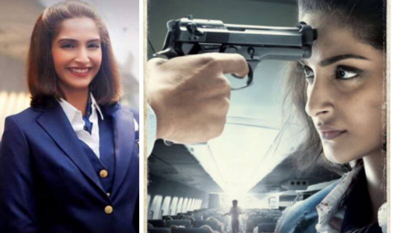 Neerja poster: Sonam Kapoor shows fearless side by bravely facing the ...