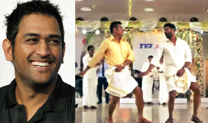 MS Dhoni copies Shah Rukh Khan in this ‘Lungi Dance’ ad with Prabhudeva ...