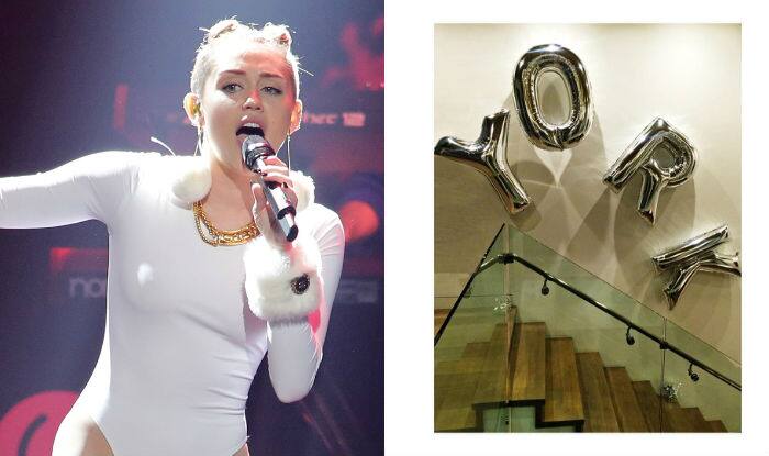 Miley Cyrus sends balloons to Tyra Banks | India.com