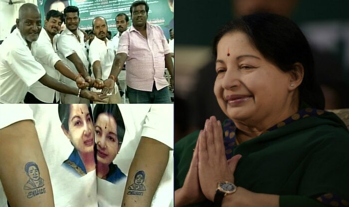 AIADMK members get ‘Jayalalithaa Tattoo’ to mark her 68th birthday | India.com