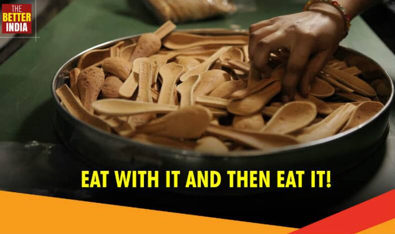 Say no to plastic! Use Bakey’s edible cutlery made from millet, rice ...