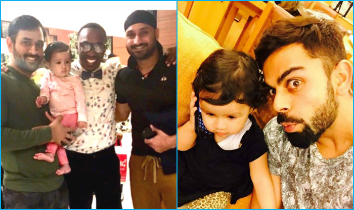 MS Dhoni daughter Ziva spends time with Captain Cool ahead of India vs ...