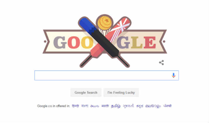 Google Doodle: World T20 semi-final between England and New Zealand ...