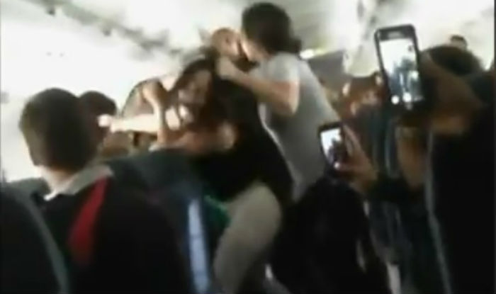 Women fight over loud Boombox music on Spirit Airlines (Video) | India.com