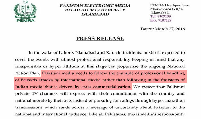 Pakistan regulatory body: Be responsible while covering Lahore attack ...