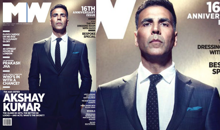 Akshay Kumar looks classy & stylish on Man’s World cover! | India.com