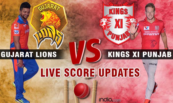 GL won by 5 wkts | Kings XI Punjab vs Gujarat Lions Cricket Live Score ...
