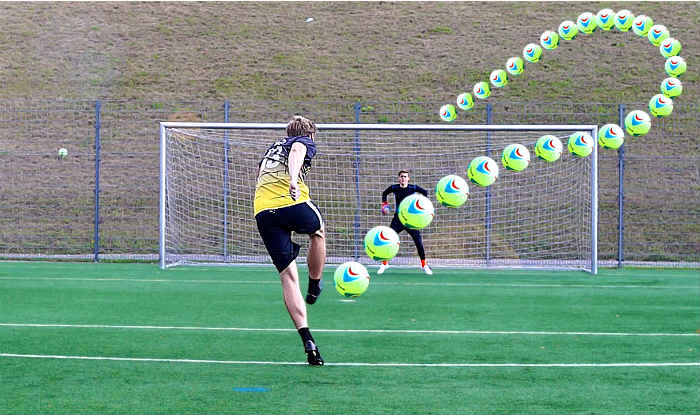 Insane Helium filled football challenge free kicks & saves video is ...