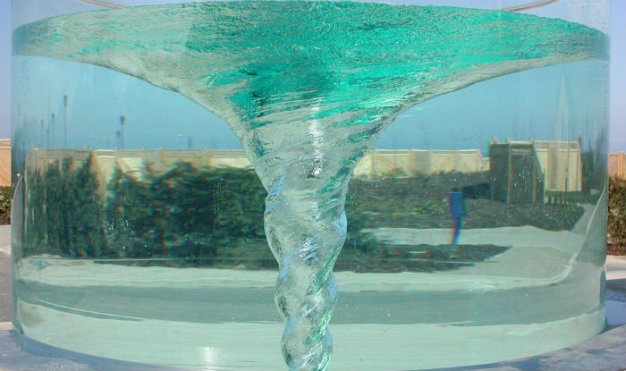 Swirling Vortex Fountain by William Pye will make you want to witness ...