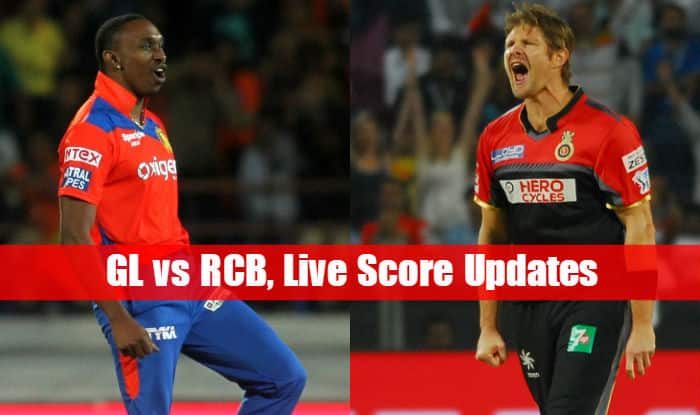 GL beat RCB by 7 wkts | LIVE Score Gujarat Lions (GL) vs Royal ...