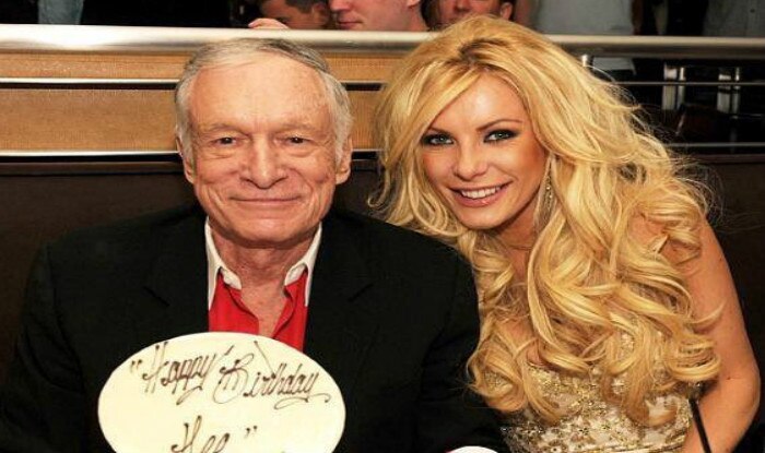 Hugh Hefner celebrates 90th birthday with wife | India.com