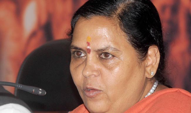 Uma Bharti asks Nitish Kumar to show courage and ban foreign liquor ...