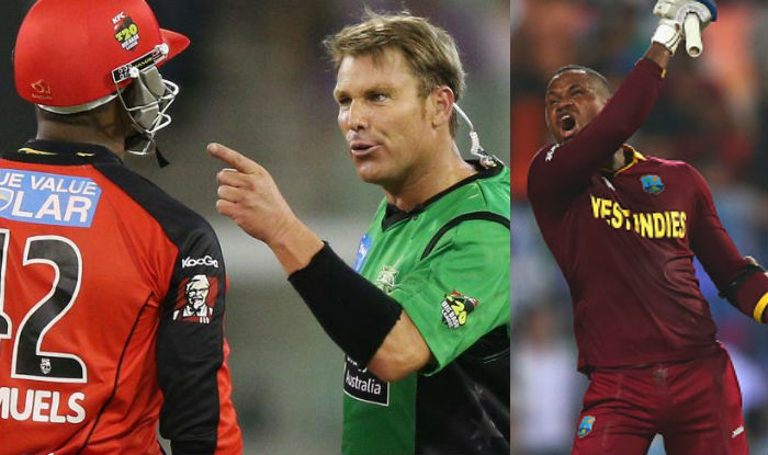 This is how it all started between Marlon Samuels and Shane Warne ...
