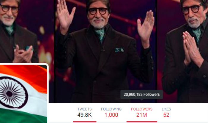 Amitabh Bachchan garners 21 mn followers on Twitter | India.com