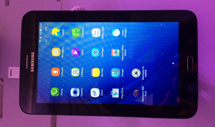 Samsung launches India’s first tablet with iris recognition | India.com