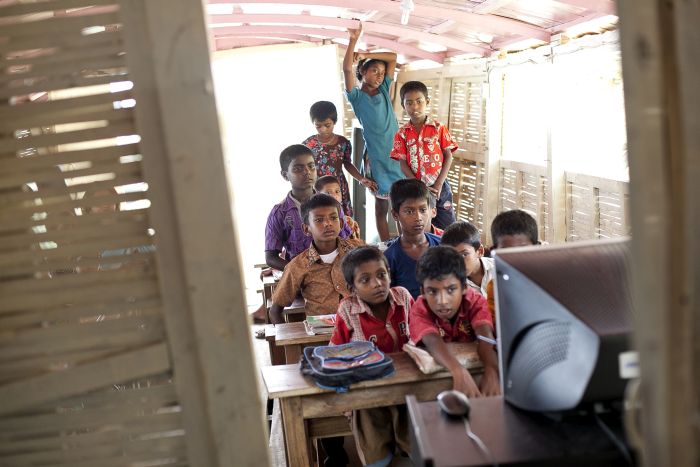 There are schools that are actually boats and conduct the classes while ...