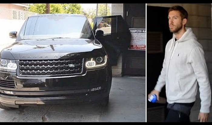 Calvin Harris car crash video: Singer blames paparazzo for car accident ...