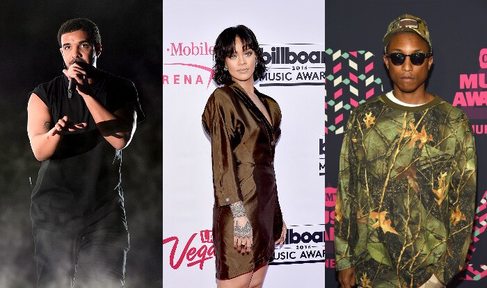 Rihanna, Drake, Pharrell Williams hit recording studio together | India.com