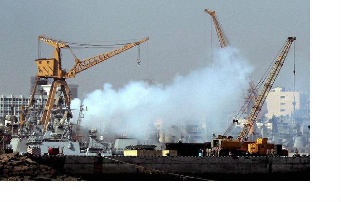 Mumbai: Two Indian Navy patrol boat sink after fire | India.com