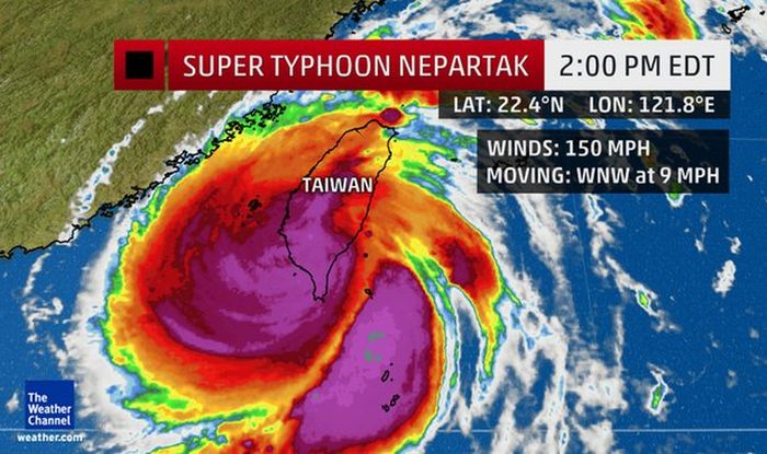 Thousands evacuated as super typhoon hits Taiwan | India.com