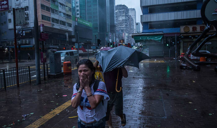 Typhoon Nida brings Hong Kong to a standstill, over 150 flights ...