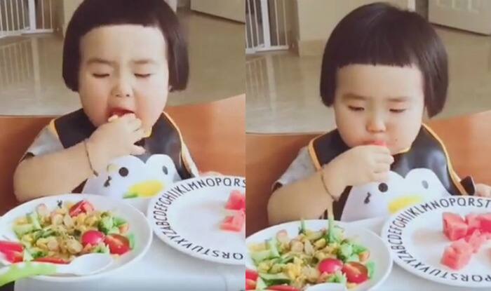 This Asian kid hogging food while listening to Daler’s Tunka Tunak is ...