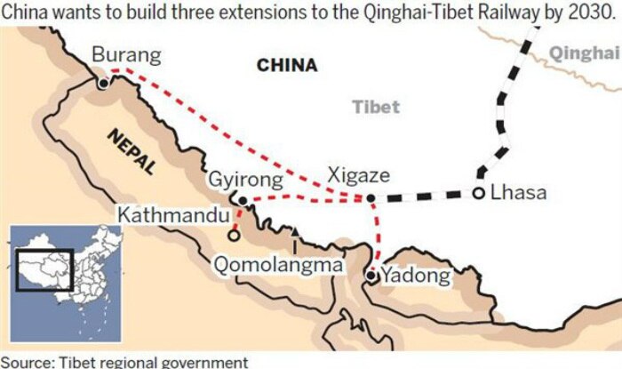 Himalayan railway connecting Tibet with India feasible: China | India.com