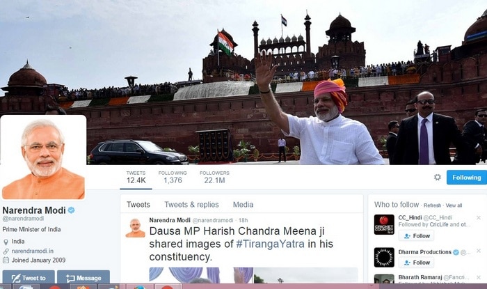 Most Followed Indian: Narendra Modi beats Amitabh Bachchan with 22.1 ...