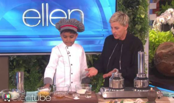 Aww! 6-year-old Indian chef Kicha on The Ellen DeGeneres Show | India.com
