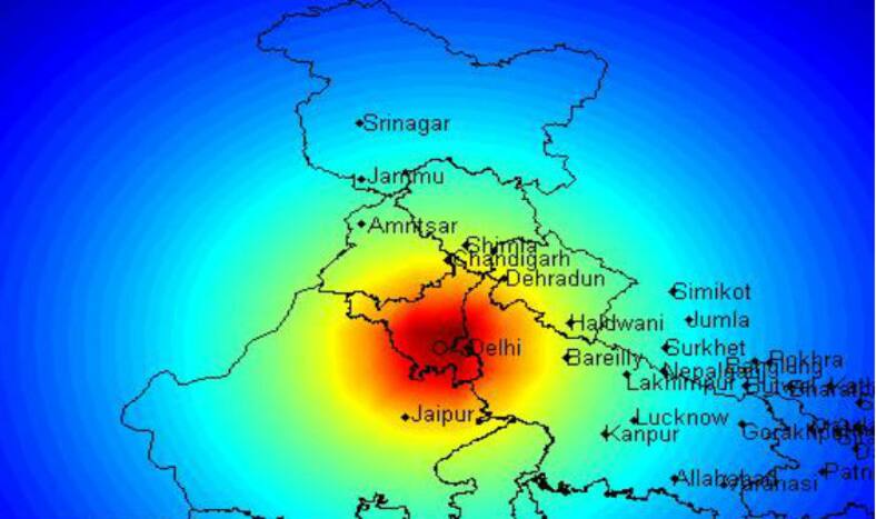 Earthquake in North India: Tremors felt in Delhi, Chandigarh; epicentre ...