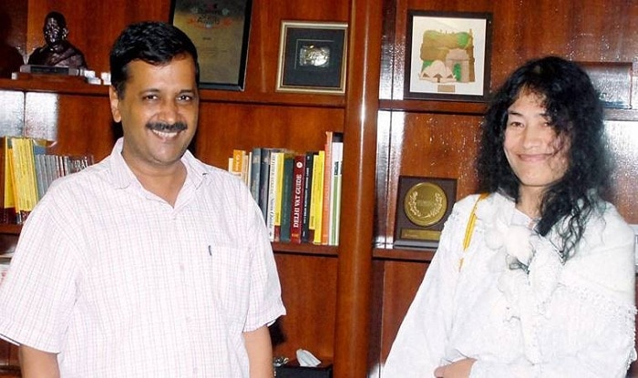 Irom Sharmila meets Arvind Kejriwal ahead of upcoming Manipur polls ...