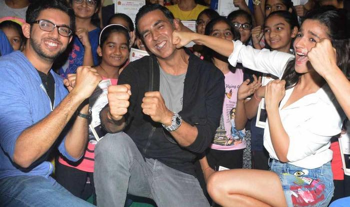Alia Bhatt spends a day with Akshay Kumar at his self-defence centre ...