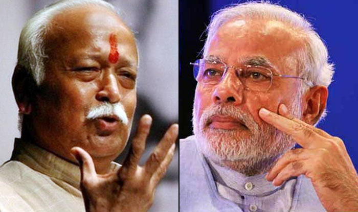 RSS chief Mohan Bhagwat disputes Narendra Modi, says gau rakshaks not ...