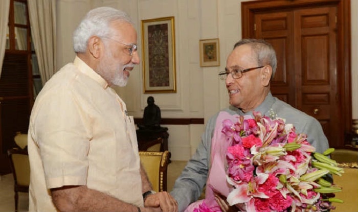Narendra Modi calls on President Pranab Mukherjee in backdrop of ...